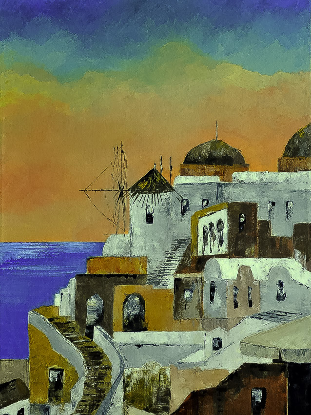Santorini Art - Santorini Bliss Weddings & Events